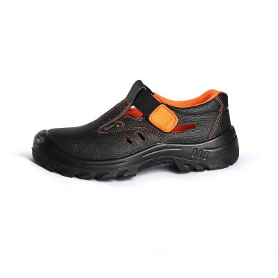 Cina Griglia in pelle resistente allo scivolamento Acciaio Piede Lace Up Chiusura Unise Basso Taglio Stivali da lavoro Scarpe di sicurezza in vendita