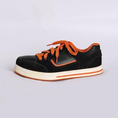 Cina Shengjie Comodo EVA suola interna di cuoio Steeltoe Lace Up Chiusura occhiali di metallo Scarpe di sicurezza di gomma in vendita