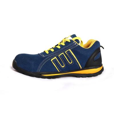 Cina Steeltoe Shengjie Unisex Resistente allo slittamento dell'olio Griglia di cuoio Comodo Scarpe di sicurezza EVA suola interna in vendita