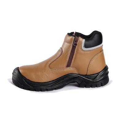 Cina Shengjie Scarpe da lavoro all'ingrosso Produttore su misura Scarpe da lavoro in rilievo di pelle di mucca di acciaio in vendita