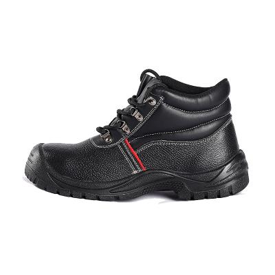 Cina Shengjie Hot Selling Industrial Genuine Leather PU Sole Anti-Puncture Scarpe da lavoro da uomo Stivali di sicurezza in vendita