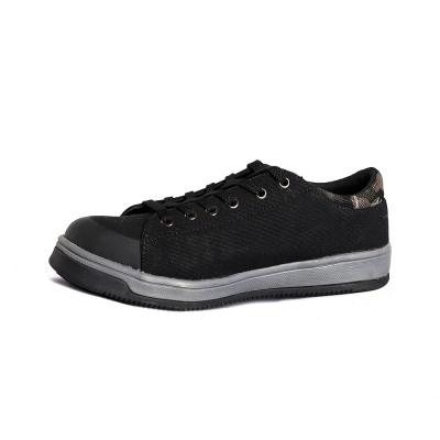 Cina Unisex Steel Toe Shengjie Metallo in incisione di cuoio di mucca EVA Comodo Insole Lavoratore Scarpe di sicurezza in gomma a taglio basso in vendita