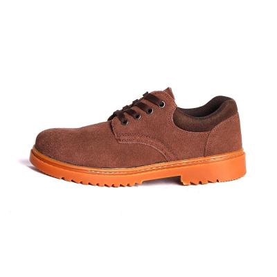 Cina Shengjie Steel Toe Moda Donne Uomo Lace Up EVA Suola esterna Comodo Suola interna Microfibra Pelle Scarpe di sicurezza in vendita