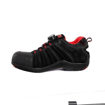 Cina Shengjie Confortevoli Scarpe Protettive EVA Basso Taglio Soprastante Resistente allo Scivolamento Scarpe Di Sicurezza In Pelle Di Mircofiber Rossa Respirabile in vendita