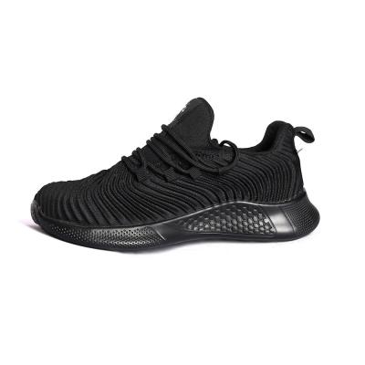 Cina Unisex resistente allo scivolamento nero respirabile suola superiore di gomma comodo EVA suola interna scarpe di sicurezza in vendita