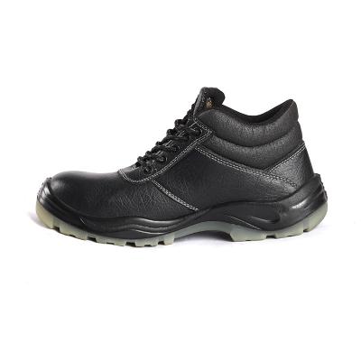 Cina Scarpe di sicurezza antiscivolo per il lavoro durevoli Scarpe di sicurezza nere a prova di olio Doppia densità PU suola esterna iniettabile in vendita