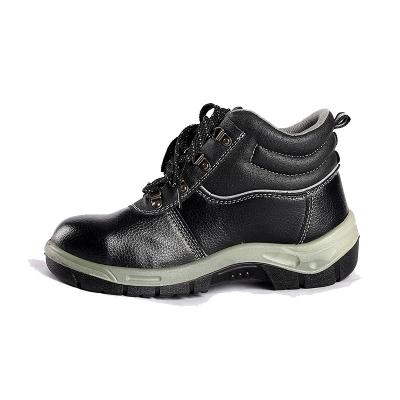 Cina Anti Smash Calzature di sicurezza per uomini Scarpe in pelle di mucca in rilievo Calzature in acciaio in vendita