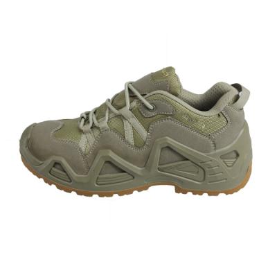 China Ronde teen stijl leger laarzen voor mannen en vrouwen 36-47 maten Suede koeienleer Oxford stof boven Te koop