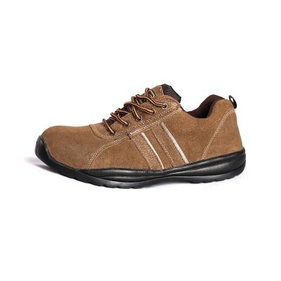Cina Scarpe protettive unisex con capo basso realizzate in pelle vera in vendita
