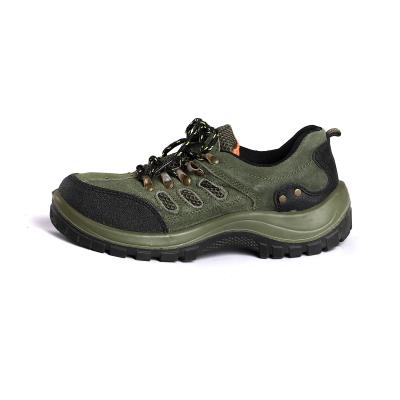 Cina Scarpe di sicurezza in pelle in microfibra con suola esterna in PU resistente all'acqua e a taglio basso in vendita