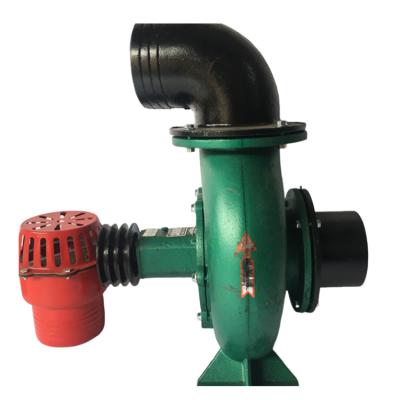 China 15HP High Pressure Self Priming Centrifugal Pump 6 Inch Agriculture Irrigation Large Flow Diesel Water Pump for sale