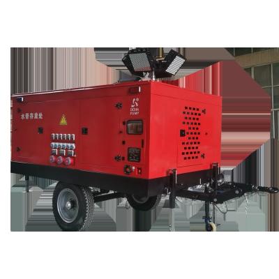 China Sewage Pump Drainage Pump With Light System Mobile Power Generation Trailer Emergency for Flood Prevention Pumping Irrigation for sale
