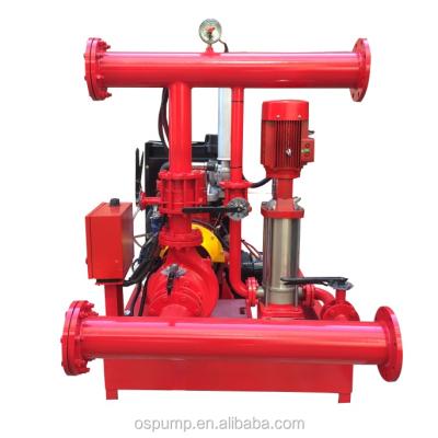 China Diesel Engine Pump Fire Fighting 500gpm Fire Pump With Diesel and Electric Pump for sale