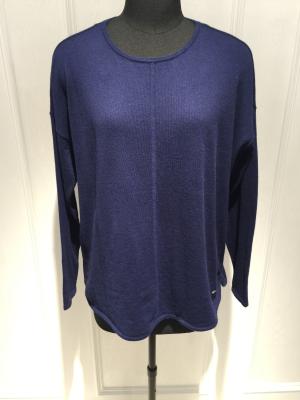 Cina Cucitura piana lunga irrestringibile del collo di squadra dei maglioni del pullover delle signore della manica respirabile in vendita