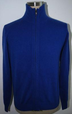 Cina Gli uomini del collo della tartaruga del cashmere della lana tricottano il montaggio esile del cardigan del maglione con la chiusura lampo di YKK in vendita