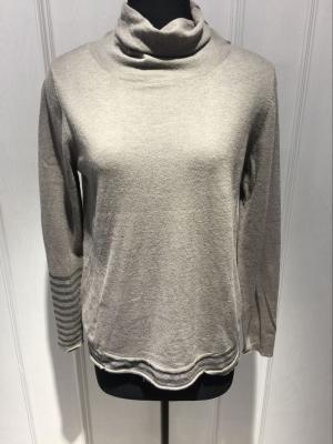 Cina Maglioni lunghi del pullover delle signore del collo della tartaruga della manica della primavera con il materiale del cashmere della lana in vendita