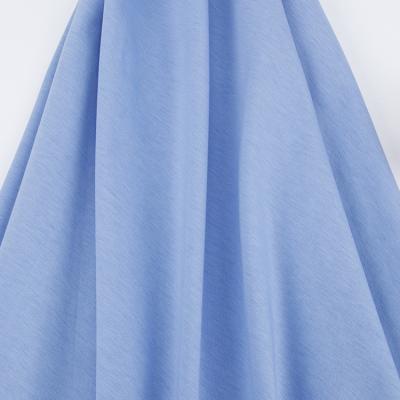China High Standard 40S 140GSM Knitted Mercerized 100% Cotton Single Jersey Knitted Fabric for Non-elastic T-shirt for sale