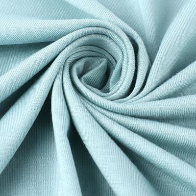 China 40s Modal Cotton Spandex Sweatband Elastic Knitted Fabric T-shirt Modal Fabrics for sale