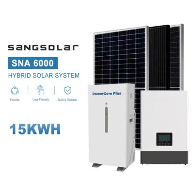 Κίνα SANGΗλιακός μετατροπέας με 14,3kwh 15kwh 20kwh 25kwh 30kwh υβριδικό ηλιακό σύστημα μπαταρίας λιθίου 10kw προς πώληση