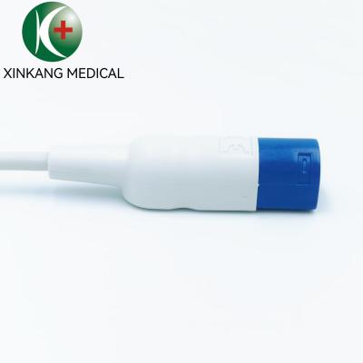 China TPU Medical Spo2 Sensor Extension Cable 8pin Compatible HP for sale