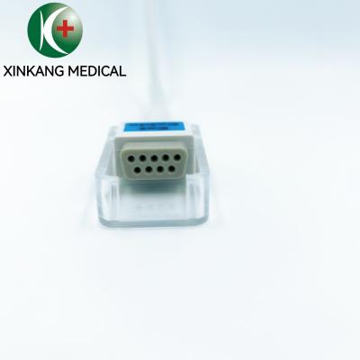 China TPU Medical Spo2 Sensor Extension Cable 8pin Compatible HP for sale