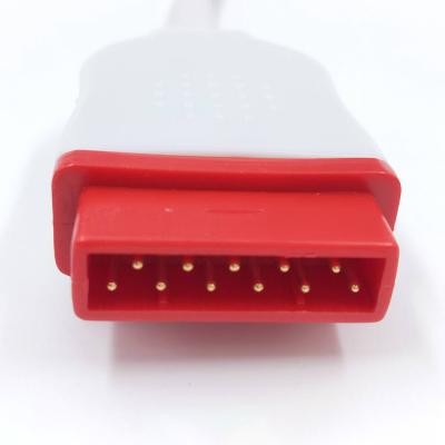 China High Frequency GE Ibp Transducer Adapter Cable 11 Pin For BD Transducer for sale