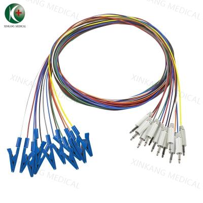 Cina Cavo ECG Medico Mindray 3 piombo 12 pin classe II con pulsante di scatto in vendita