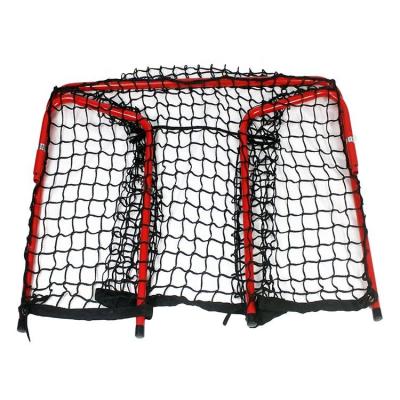 Cina Reti ufficiali resistenti fredde nette dell'hockey del hockey su ghiaccio nero d'acciaio del poliestere in vendita