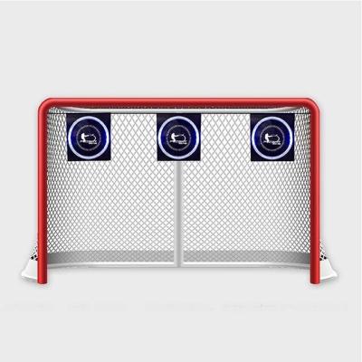 Cina La fucilazione materiale della rete dell'hockey del PVC mira agli obiettivi dell'hockey del metallo di 30cm in vendita