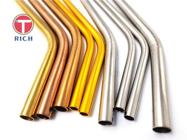 Eco Friendly Food Grade 304/316 Stainless Steel Straws Set Drinking Straw 