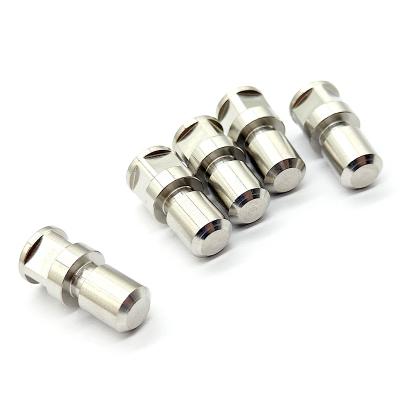 China Custom Precision CNC Machining Services Nickel Plated Hex Flange Threaded Inserts for sale