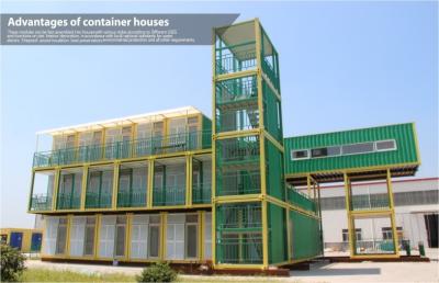 China El tipo BRITÁNICO dormitorio del contenedor, envase modular se dirige para vivir en venta