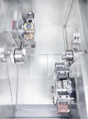 Cina Flessibile Mitsubishi Dual Spindle Dual Torretto CNC Facile da Operare in vendita