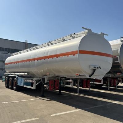 Cina CIMC asse del rimorchio 3/Tri/Thraa dell'autocisterna del combustibile diesel dell'olio di palma 40CBM per il prezzo di vendita vicino me nel Madagascar in vendita