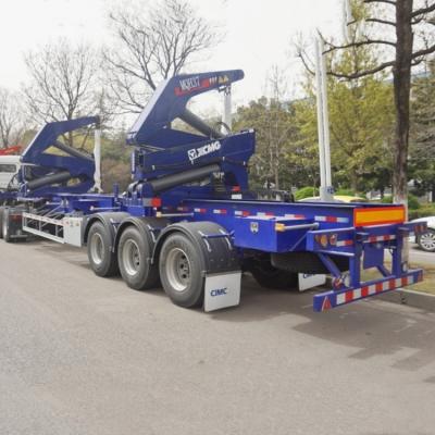 China 20/40Ft Seitenheber-Anhänger-LKW 37/40/45 Ton Cpntainer Side Loader Trailer für Verkauf zu verkaufen