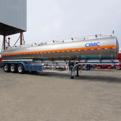 Cina CIMC 3/Tri le autocisterne del combustibile dell'alluminio dell'asse 45000L trasportano i rimorchi su autocarro per l'olio del trasporto da vendere vicino me in vendita