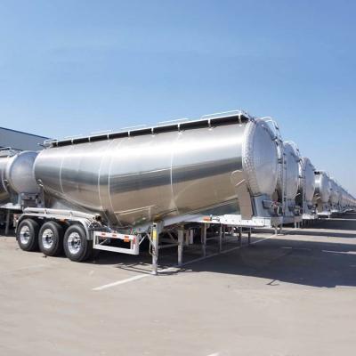 Cina Aluminum Alloy V Type Lime Powder 25CBM Dry Bulk Cargo Trailer in vendita
