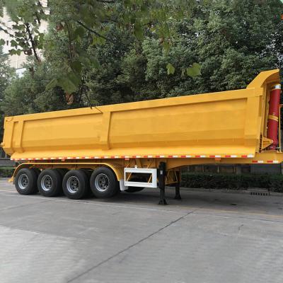 Cina La sospensione del carrello ferroviario inclinava 4 l'asse 33CBM 60T Tipper Semi Trailer in vendita