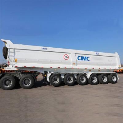 Cina Tipo 6 rimorchio di capovolgimento in serie di Mahler di Axle Rear End Dump CIMC in vendita
