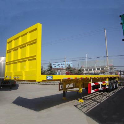 Cina Rimorchio d'acciaio dei semi della parete laterale del carico 50ton del container in vendita