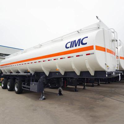 中国 4つの車軸は54000リットル重油の燃料ガソリン タンカーのトレーラーを 販売のため