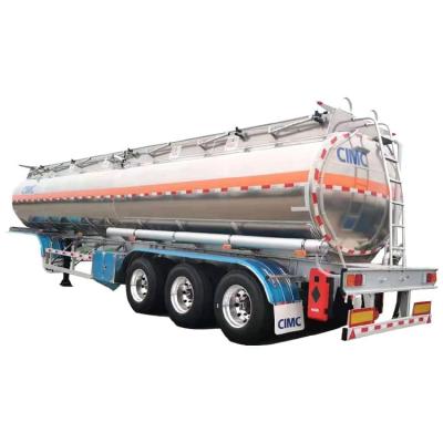 Cina CIMC asse Tri/3 42000 litri del camion di rimorchio di alluminio dei serbatoi di combustibile da vendere in Costa Rica in vendita