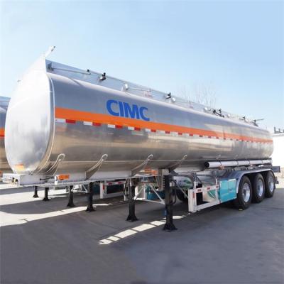 Cina 3/Tri le autocisterne di alluminio dell'asse 45000L trasportano i rimorchi su autocarro da vendere nello Zimbabwe in vendita