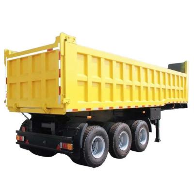 Cina 30CBM 35CBM 40CBM 3/4 Axle Semi Tipper Tipping Trailer per nella Nigeria in vendita