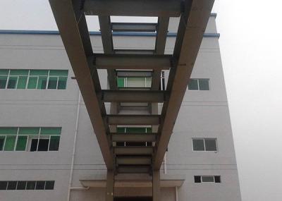Cina Singolo piano del doppio dei vicoli ponte dell'acciaio per costruzioni edili galvanizzato per il passaggio dei veicoli in vendita