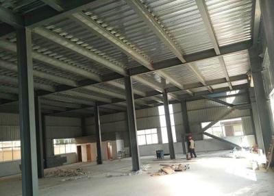 中国 ASTMの金属の鉄骨構造の倉庫の建物の設計、プレハブの鋼鉄建物 販売のため