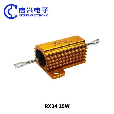 Chine RX24 Résistant en aluminium en or 25w 47 ohm à vendre