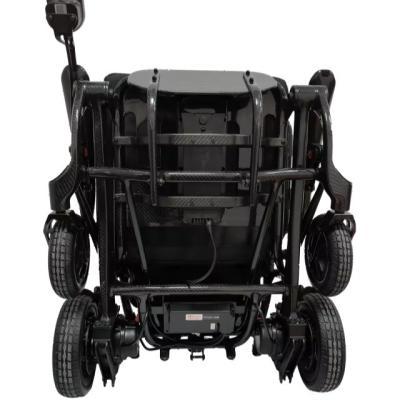 China 10 km rijafstand Elektrische rolstoel van koolstofvezel voor gehandicapten Te koop