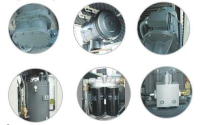 China Portable Oil Free Air Compressor , Silent Air Compressor 4M³ / H Cooling Water Flowrate for sale