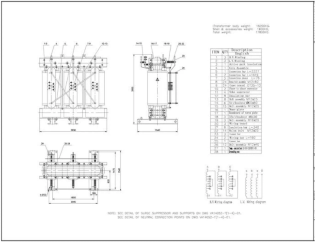 1500 KVA Amorphous Core Transformer